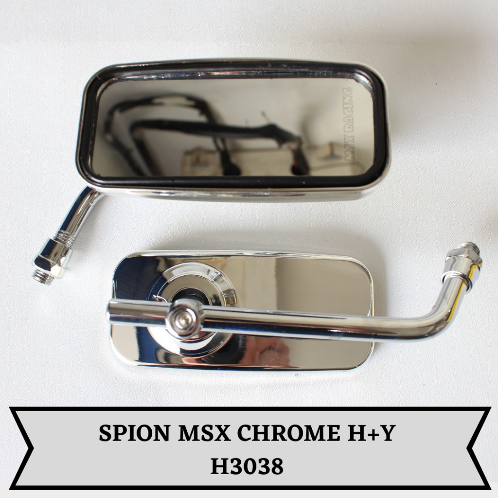 Jual Spion Retro Mini Kotak Chrome MSX Universal Honda Yamaha | Shopee ...