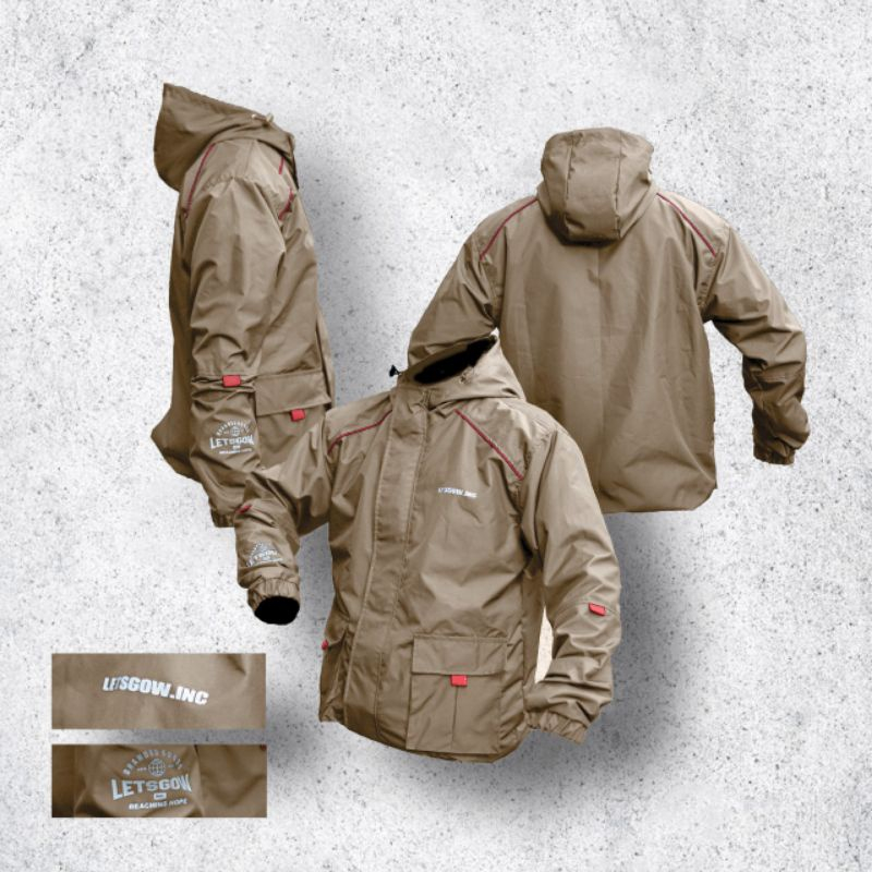 Jual Jaket Pria Anti Angin Waterproof Parka Outdoor Jaket Motor Pria ...