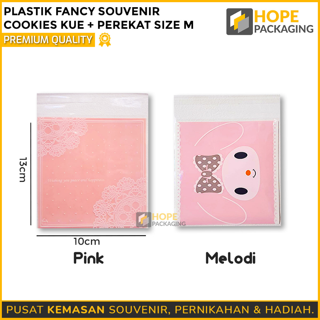 Jual [Harga / 20 Pcs] Plastik Opp Fancy Souvenir Kue Cookies + Perekat ...