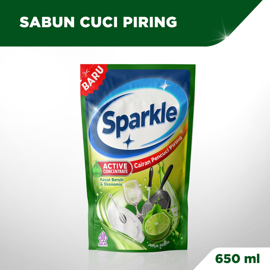 Jual Sparkle Jeruk Nipis Sabun Cuci Piring [650 mL] | Shopee Indonesia