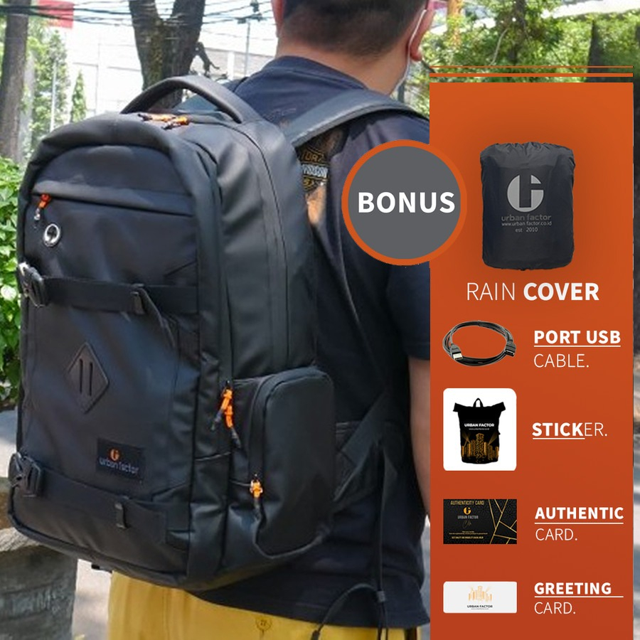 Jual Tas ransel Backpack urban factor - Strong Fighter| Tas laptop ...