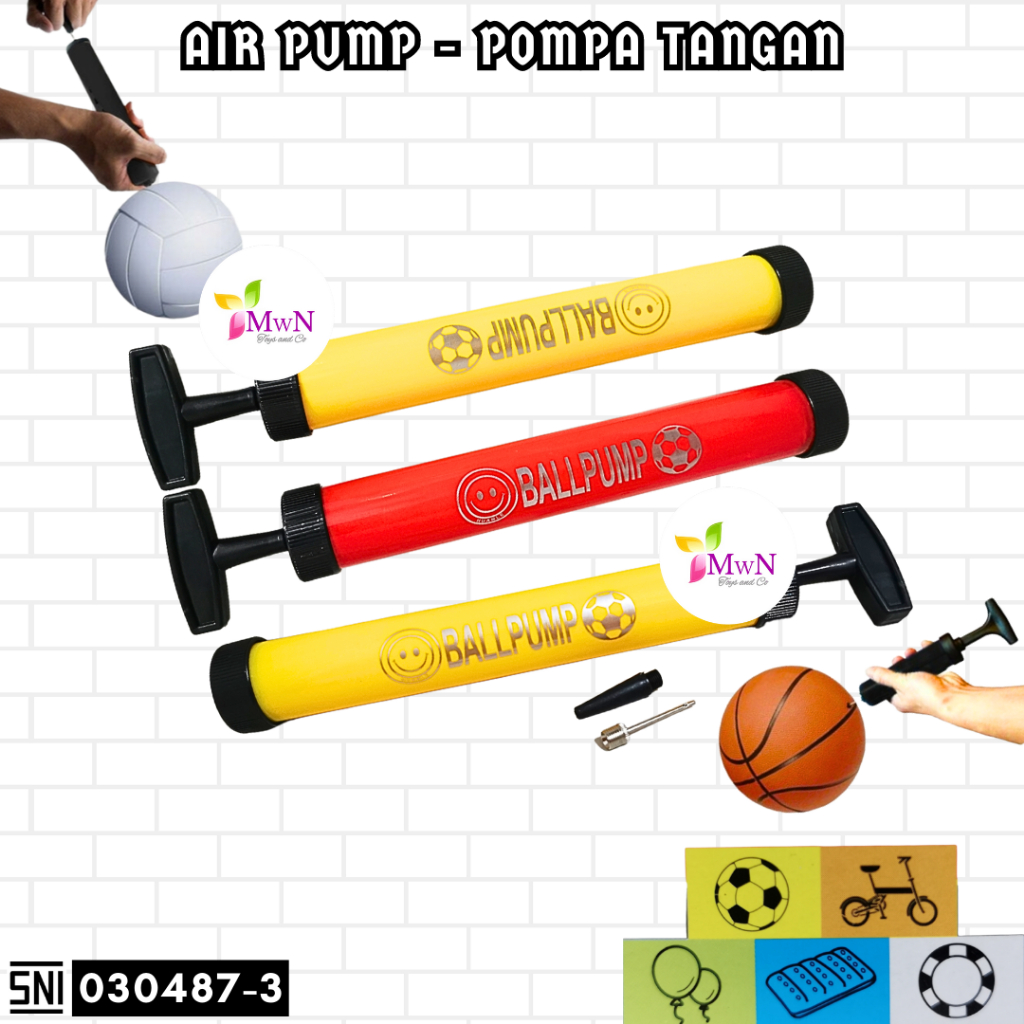 Jual MWN Ball Pump - Pompa Angin Balon Bola Tiup 030487-3 | Shopee ...