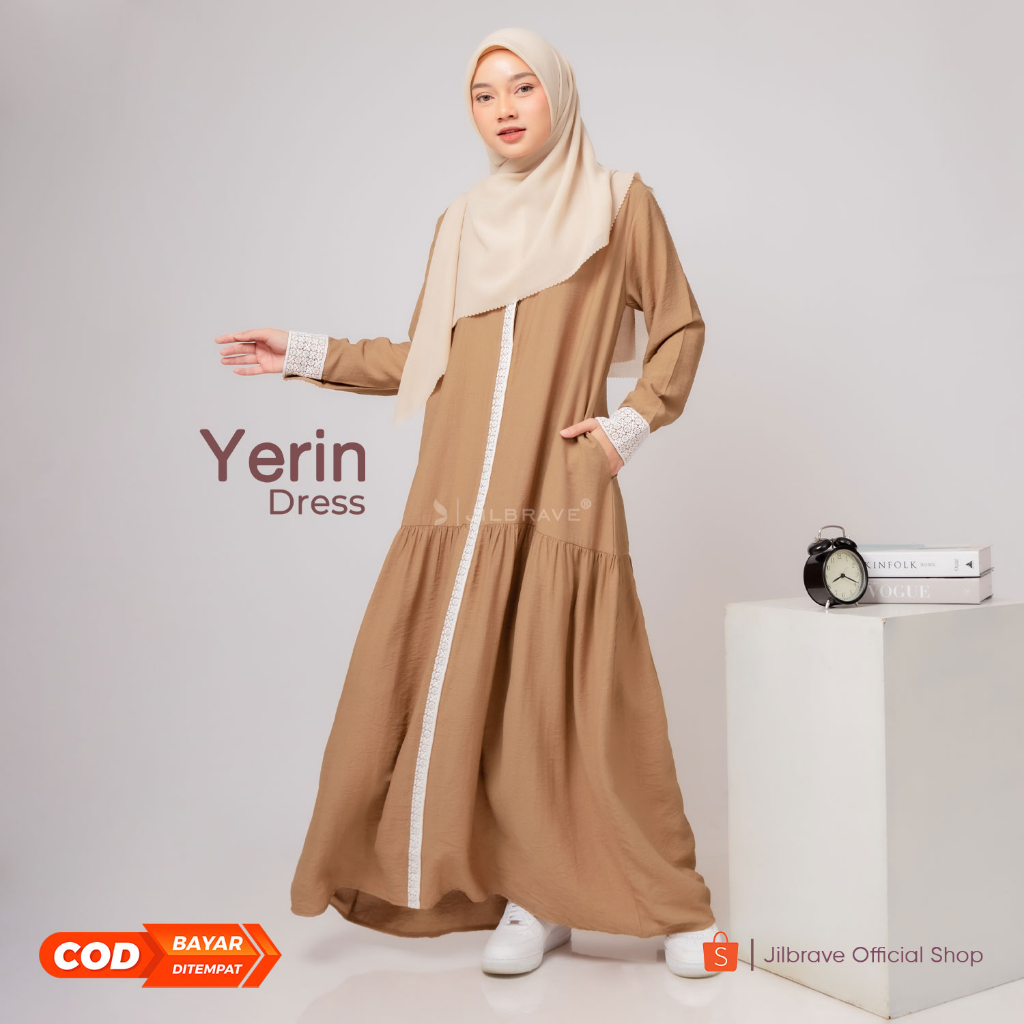 Jual Jilbrave Yerin Dress | Gamis Model Basic Dress Minimalist Simple & Elegant Look | Shopee ...