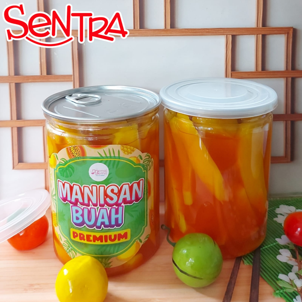Jual Cemilan Manisan Buah Mangga Pedas Manis Premium Kemasan PET CAN ...