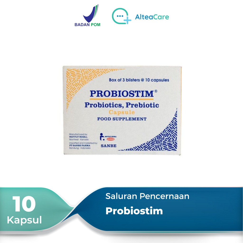 Jual Probiostim 10 Kapsul (Saluran Pencernaan, Probiotik) | Shopee ...