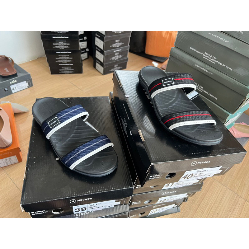 Jual SANDAL SLIP BAN 2 MERK NEVADA ORIGINAL | Shopee Indonesia