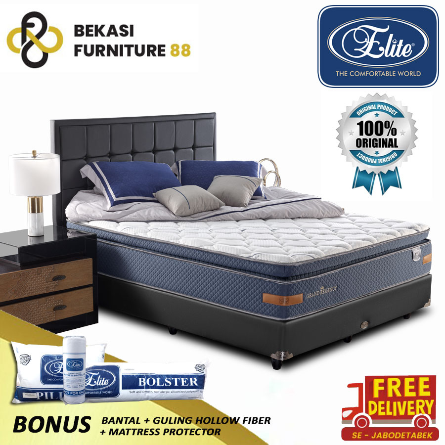 Jual FULL SET Kasur Elite Springbed Grand Regency New Edition | Shopee Indonesia