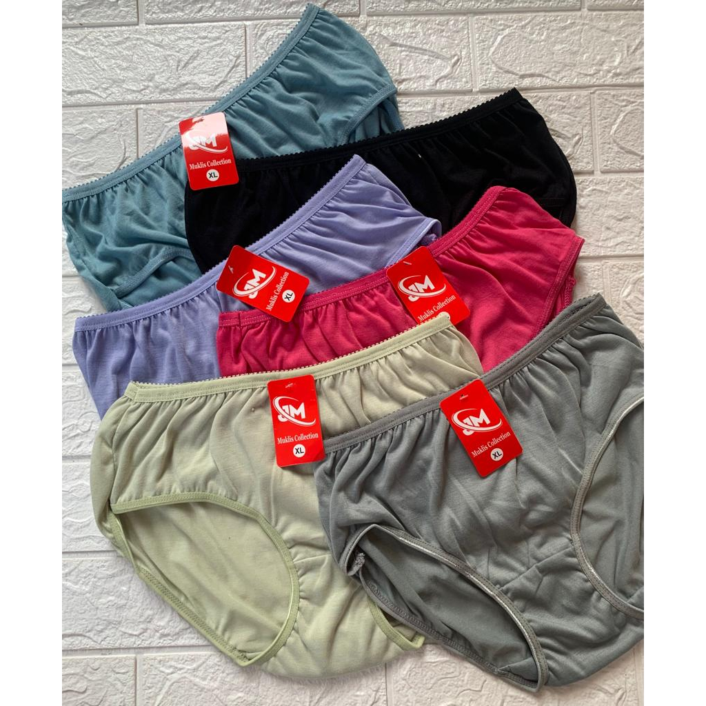 Jual 3 PCS & 6 PCS ,, CELANA DALAM WANITA / CELANA DALAM PEREMPUAN POLOS TERBARU | Shopee Indonesia