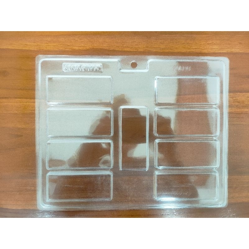 Jual Cetakan Coklat Puding Mika Pagar Papan Persegi Panjang Polos ...