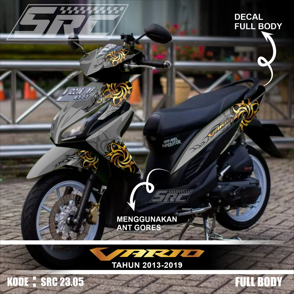 Jual COD Decal Full Body Vario Led 110 Fi 2013 2014 2015 2016 2017 2018 ...
