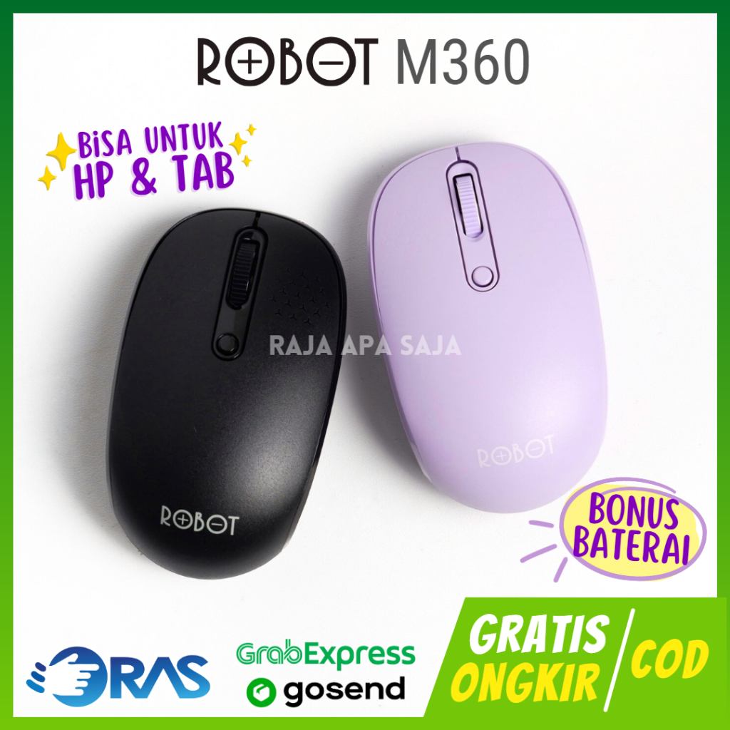 Jual Mouse Bluetooth Wireless Untuk HP Tab Laptop PC Komputer Tablet ...