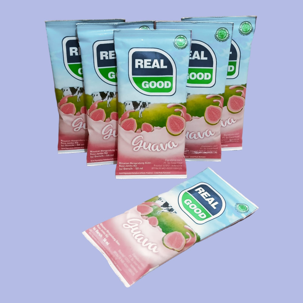 Jual Real Good Susu UHT Jambu Biji 50 ml [6 pcs] | Shopee Indonesia