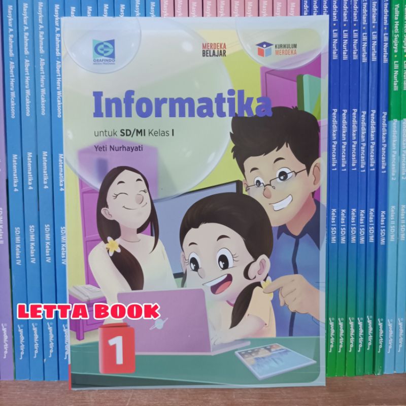 Jual BUKU INFORMATIKA KELAS 1 2 4 5 SD/MI GRAFINDO KURIKULUM MERDEKA | Shopee Indonesia