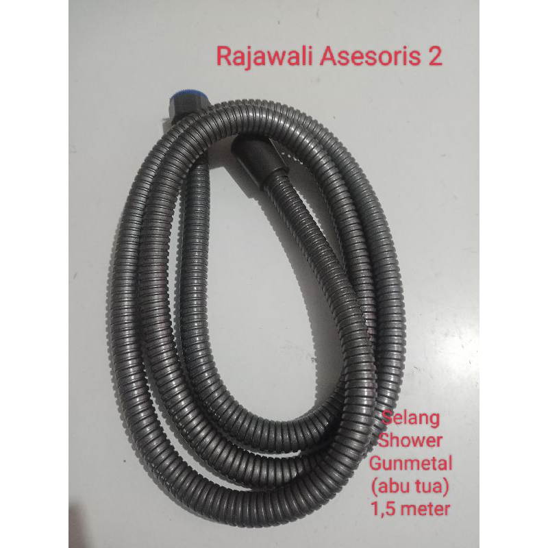 Jual Slang Shower Gunmetal 150 cm / Selang Jet Washer Abu Tua 1.5 Meter ...