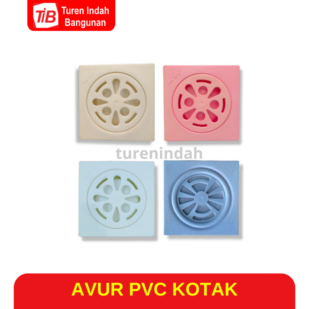 Jual TIB - AFUR PVC KOTAK - AFUR SARINGAN KAMAR MANDI - AFUR PVC -AVUR ...