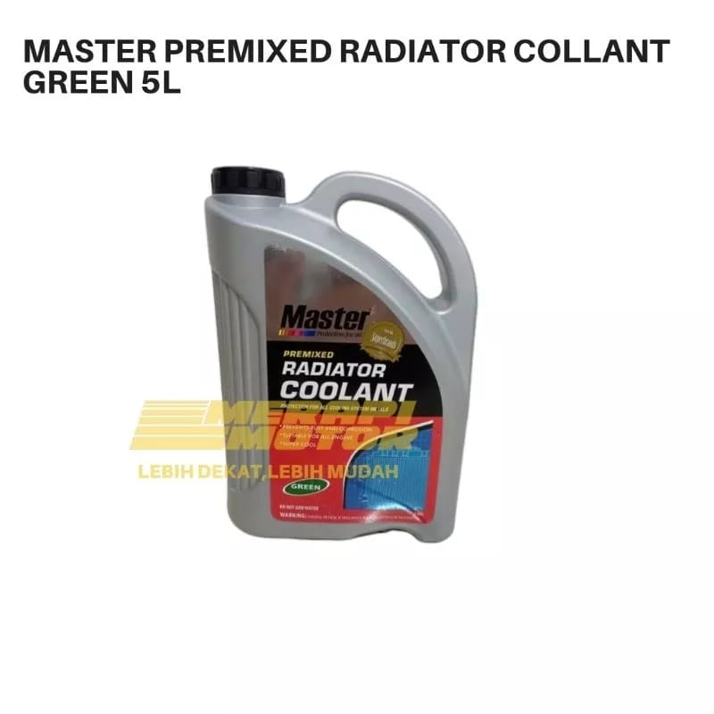 Jual MASTER RADIATOR COOLANT PREMIXED GREEN 5L | Shopee Indonesia