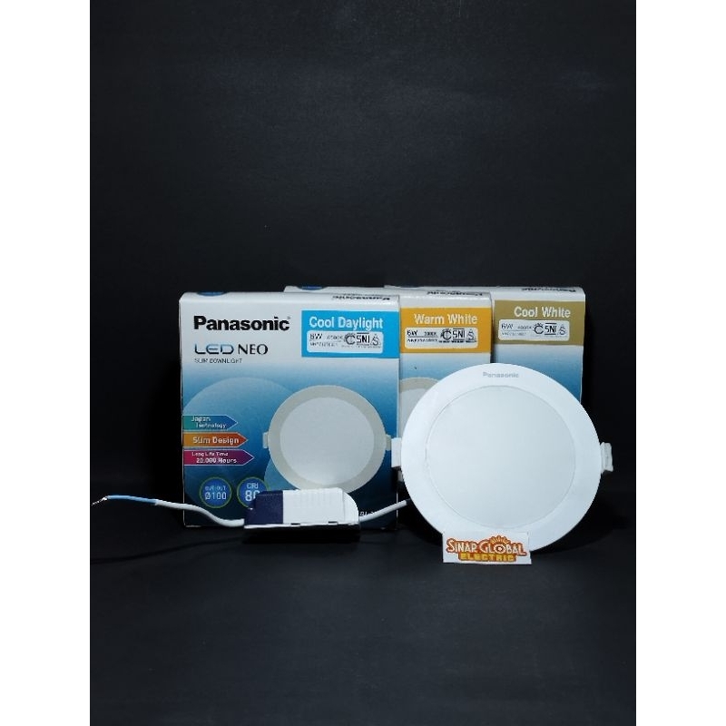 Jual Lampu downlight led panel panasonic IB neo slim 6 W 6 Watt | Shopee Indonesia