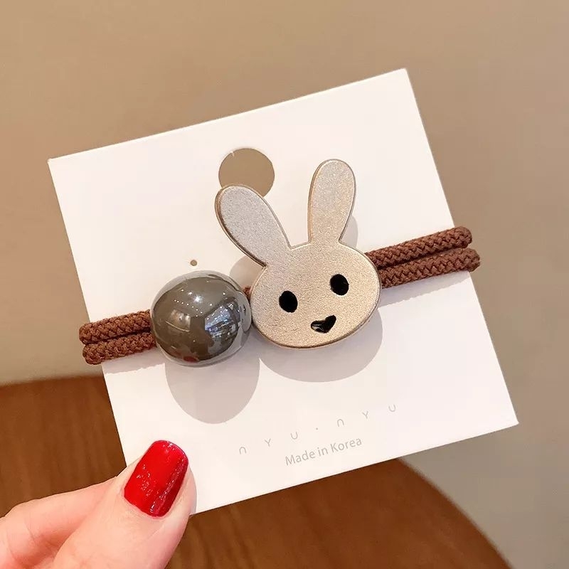 Jual Ikat Rambut Korea Bulu Lembut Pita Kunciran Fashion Korea Import ...