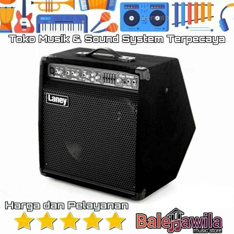Jual Speaker Multi Instrument Combo Amplifier Laney AH80 AH 80 80Watt ...