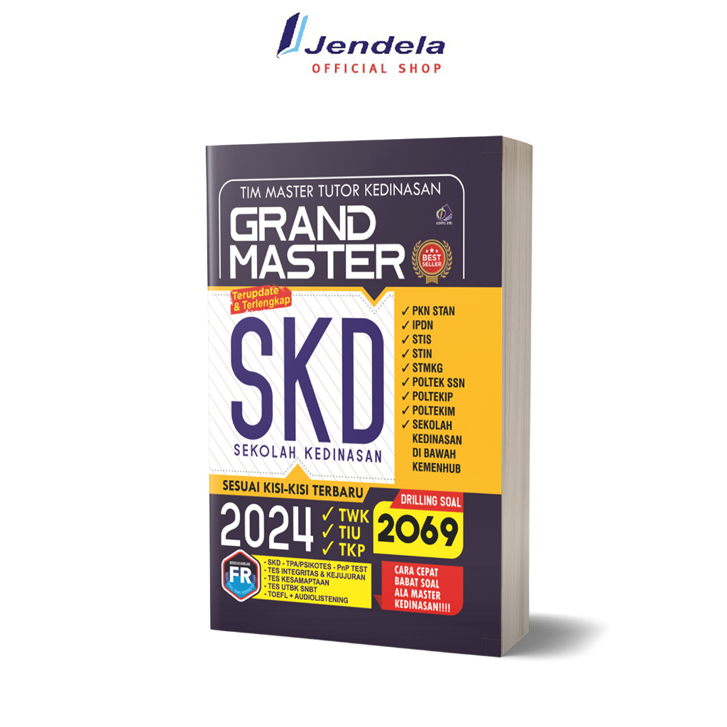 Jual Grand Master SKD Sekolah Kedinasan Sesuai Kisi-Kisi Terbaru 2024 Terupdate & Terlengkap ...
