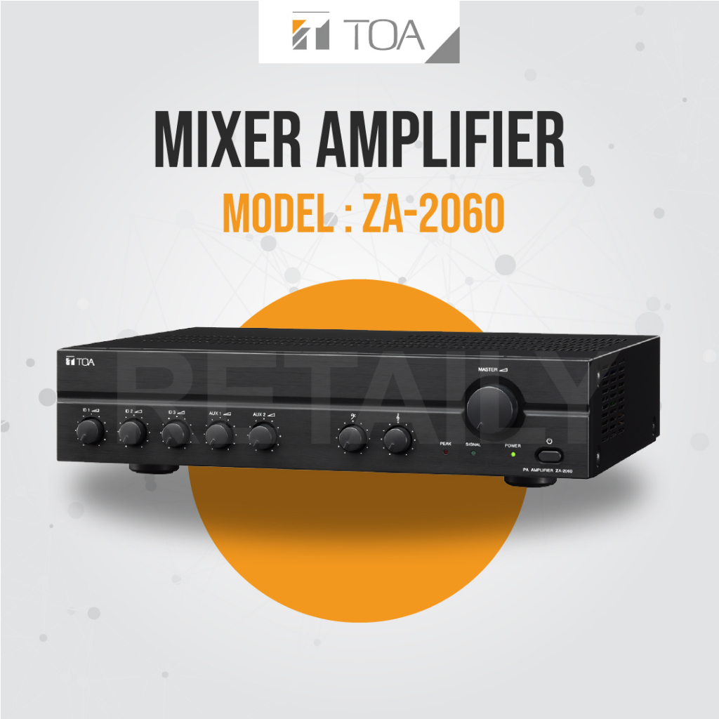 Jual TOA Mixer Amplifier Midel ZA2060 - Garansi Resmi | Shopee Indonesia