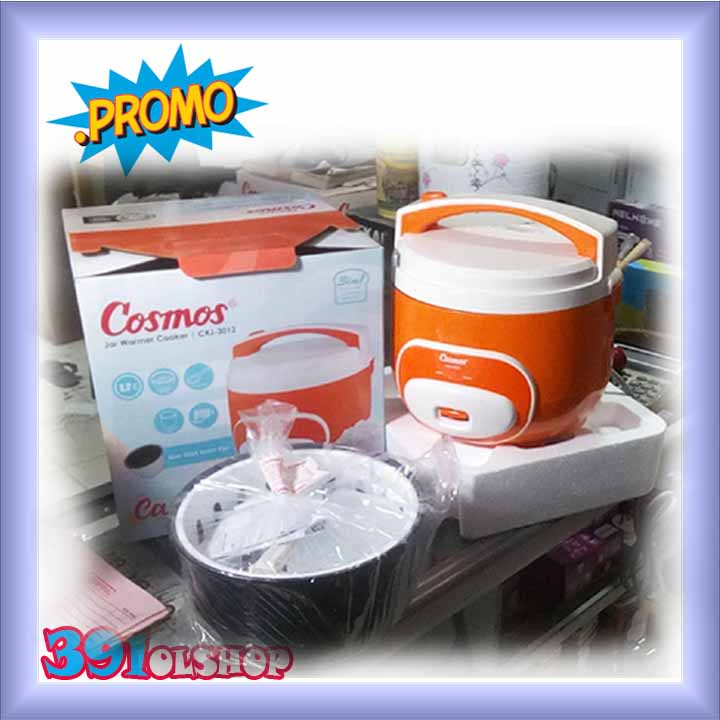 Jual Cosmos Rice Cooker CRJ 3012 Orange - Penanak Nasi Serbaguna 1.2 ...