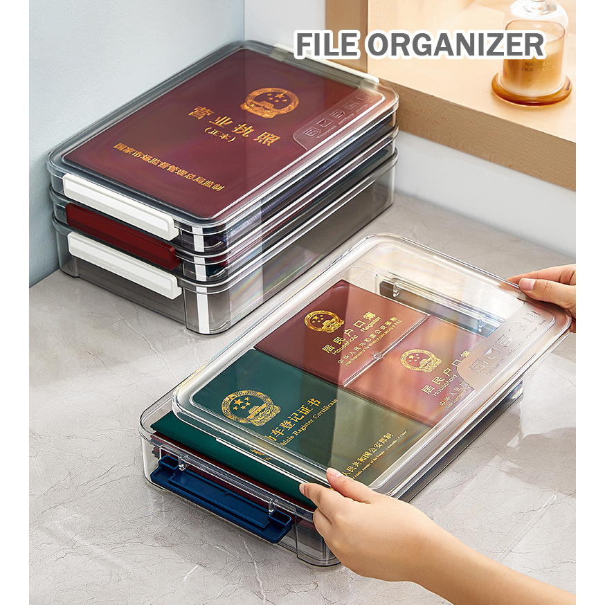 Jual Kotak Penyimpanan Kertas dan tahan air Map File Organizer ...