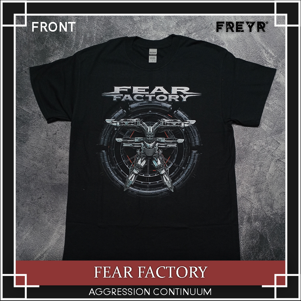Jual Kaos Band Official Fear Factory - Aggression Continuum Original ...