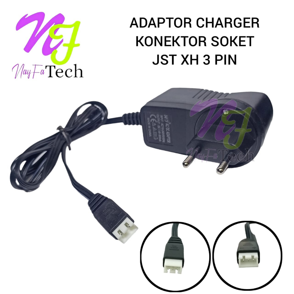 Jual Alat Cas / Casan / Adaptor Charger / Pengisi Daya Konektor JST XH 3 PIN | Shopee Indonesia