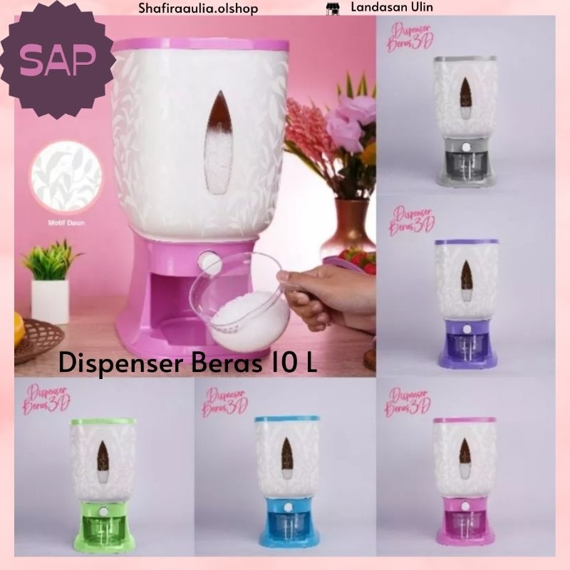 Jual DISPENSER BERAS MUAT 10KG {SAP•HOME} | Shopee Indonesia