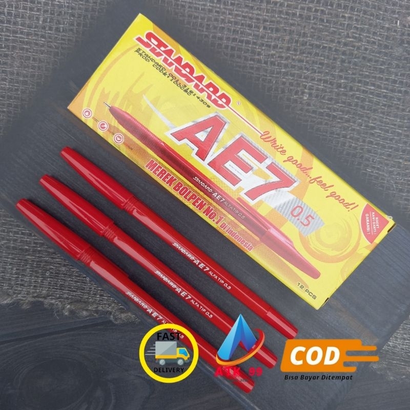 Jual Pulpen Standar AE 7/Pena/Ballpen/Bolpoin/Ae 7 | Shopee Indonesia