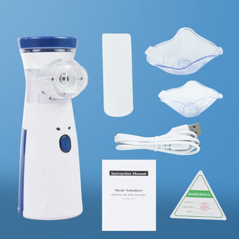 Jual NEBULIZER MESH MINI INHALER PORTABLE ELECTRIC BATERAI TERAPI ...