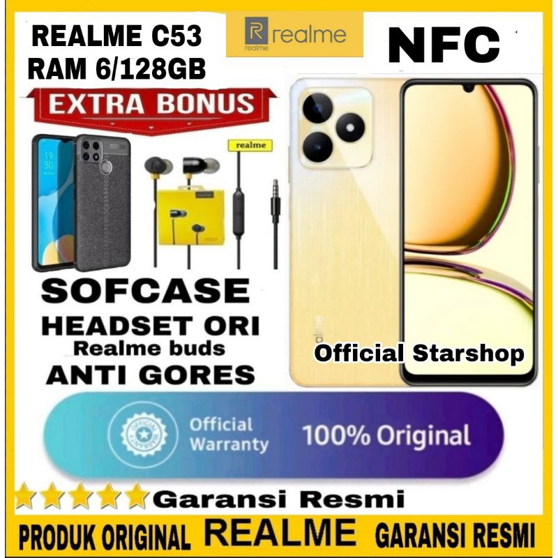 Jual REALME C53 NFC 6/128GB GARANSI RESMI - Realme C53 | Shopee Indonesia