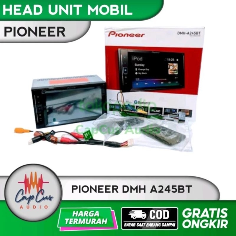 Jual HEAD UNIT MOBIL 6,2 INCH DOUBLE DIN PIONEER DMH-A245BT / HEAD UNIT DOUBLE DIN PIONEER DMH ...
