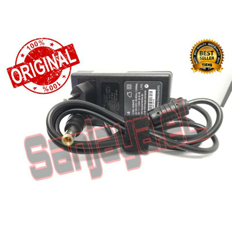 Jual Adaptor TV Monitor LCD LED LG 19V-0.8A LED TV Monitor LG Colokan ...