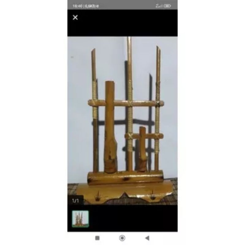Jual Angklung satuan bernada// angklung bambu // angklung bambu ...