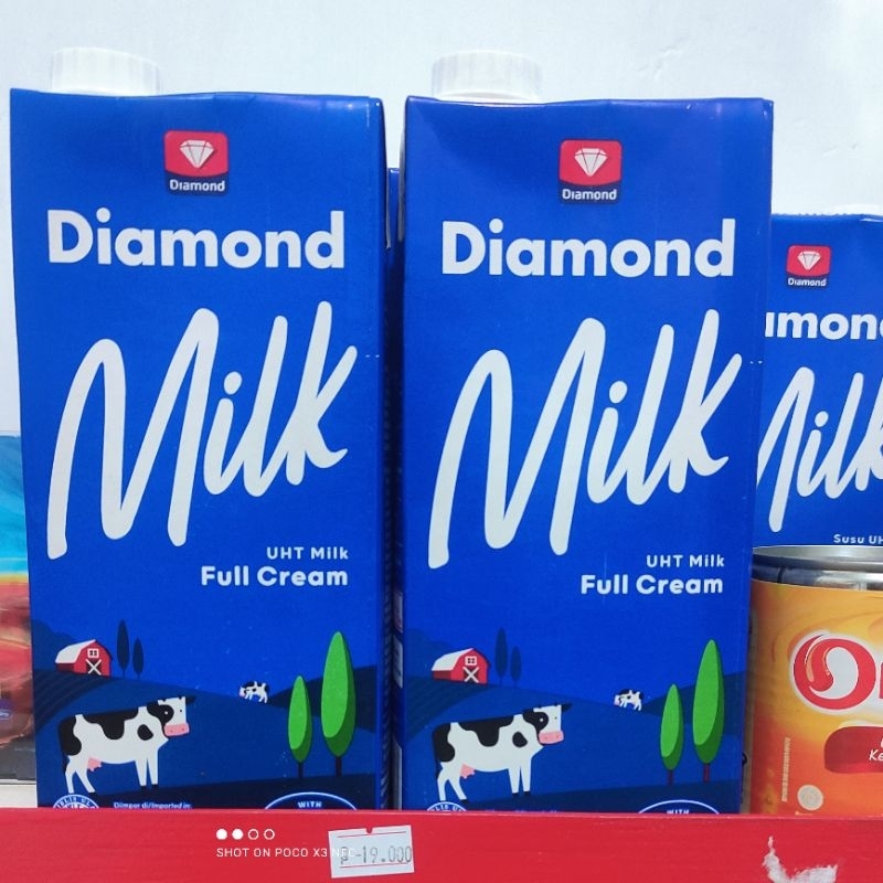 Jual Diamond Milk Susu UHT Full Cream 1 Liter | Shopee Indonesia