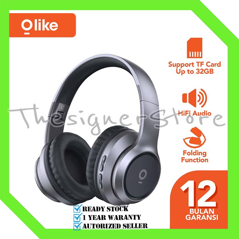 Jual Olike H1 Gaming Wireless Headset On Ear With Mic Purebass ...