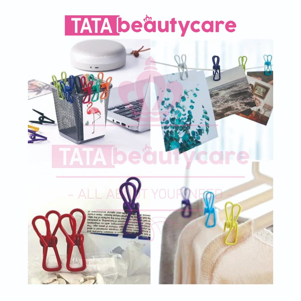 Jual [150gr] T841 | Klip Jepitan Serbaguna Isi 10Pcs Bahan Besi ...