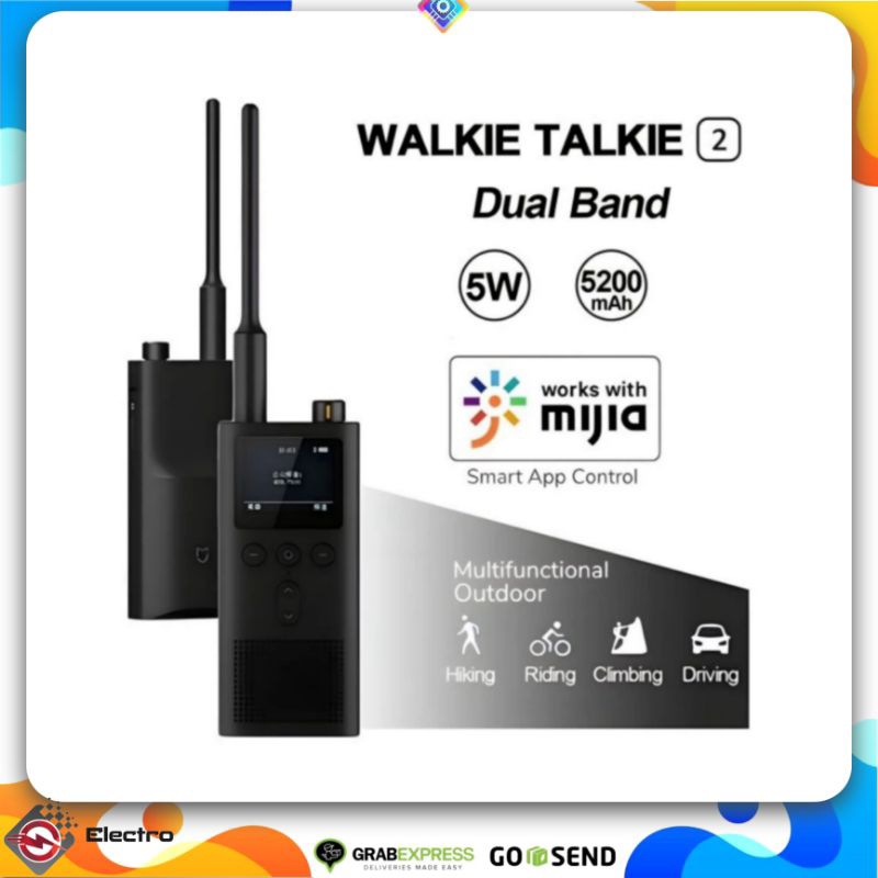 Jual Mijia Smart Walkie Talkie 2 Interphone App Control Dual Band ...