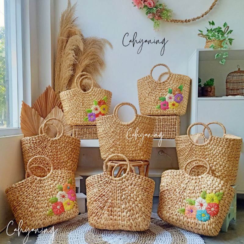 Jual 16. READY KARINA Tas Enceng Gondok/ Tas Anyaman / Tas Jogja ...