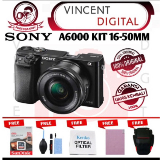 Jual sony A6000 kit | Shopee Indonesia