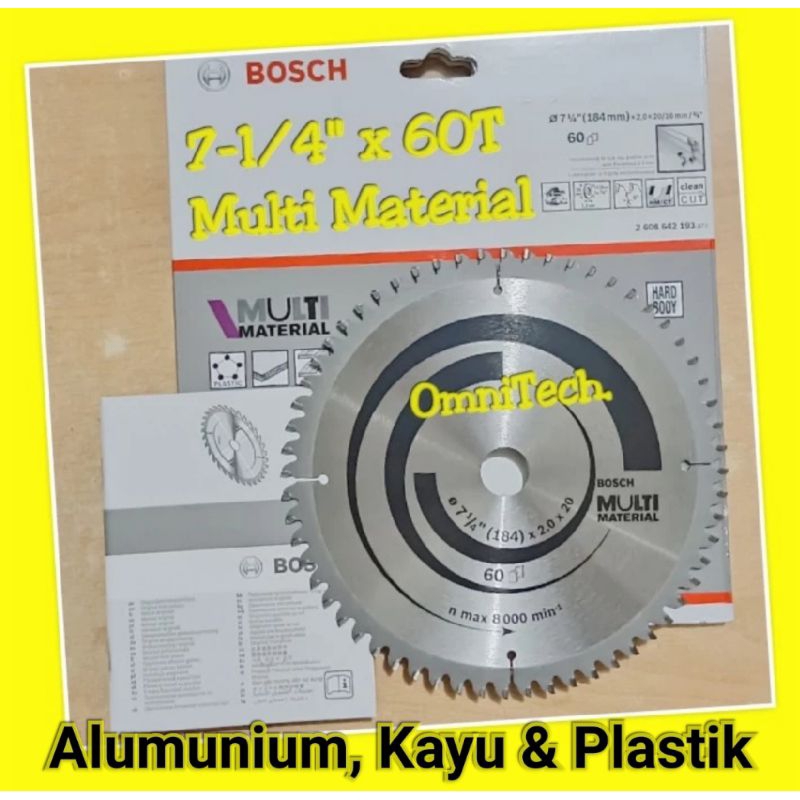 Jual Mata Gergaji Miter Circle Circular Saw Bosch Multi Alumunium Kayu ...