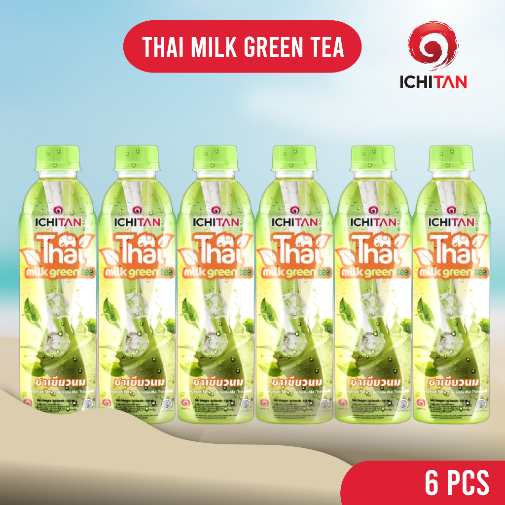 Jual Ichitan Thai Milk Green Tea 310ml | Bundling 6 | Shopee Indonesia