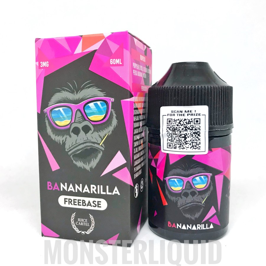 Jual BANANARILLA STRAWBERRY BANANA 60ML 3MG | Shopee Indonesia
