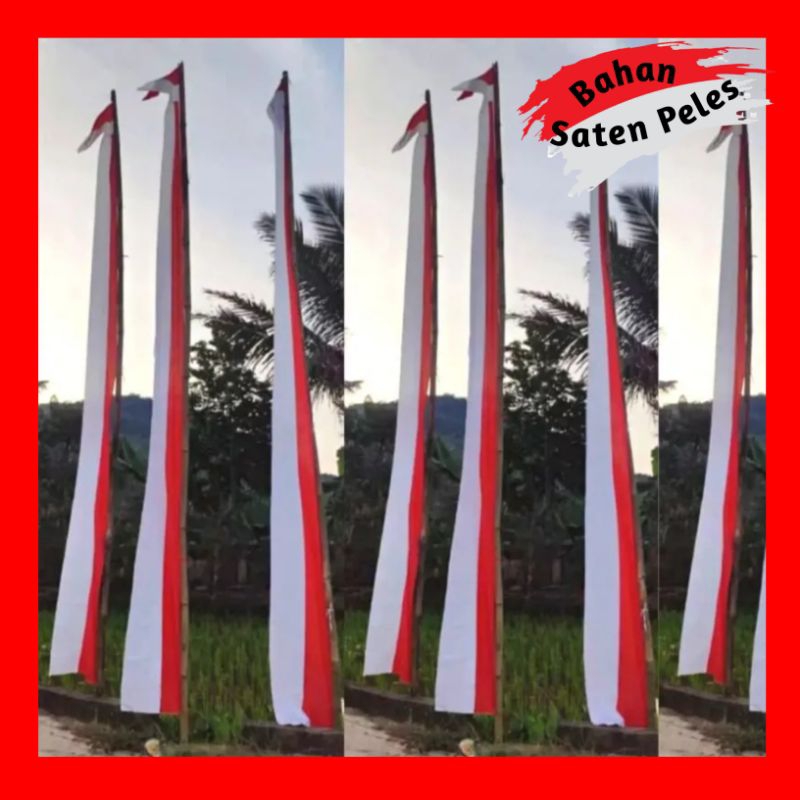 Jual Bendera Layur Merah Putih Panjang HUT kemerdekaan Dirgahayu ...