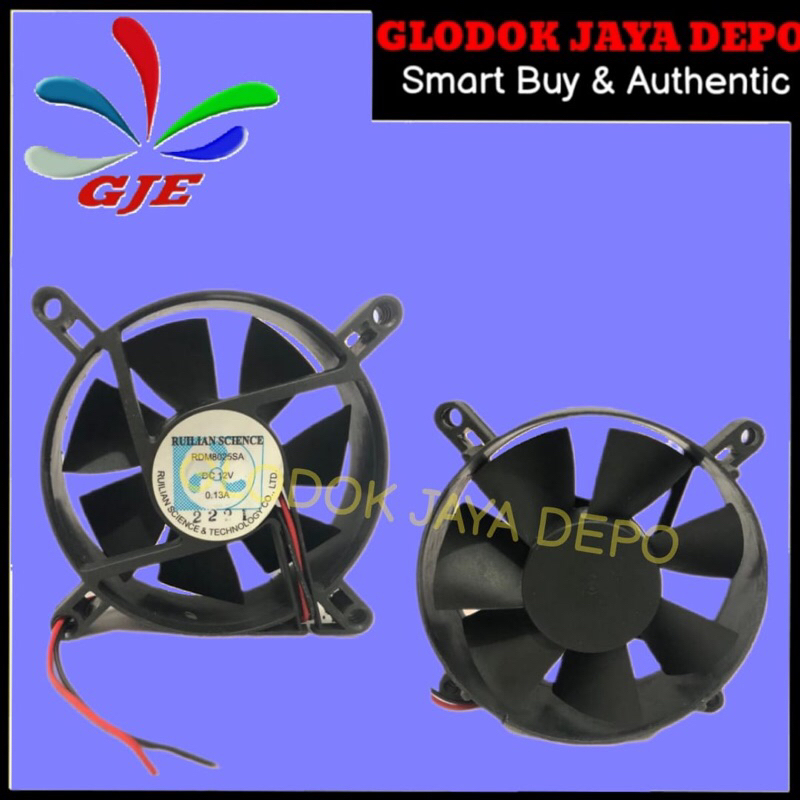 Jual FAN DC 8CM 12V ORIGINAL TAIWAN BULAT COPOTAN DARI COMPUTER ...