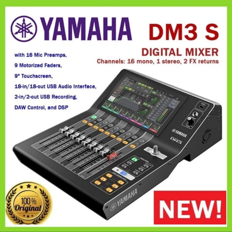 Jual MIXER DIGITAL YAMAHA DM3 S, DIGITAL MIXER YAMAHA DM3 S, ORIGINAL..!!! | Shopee Indonesia