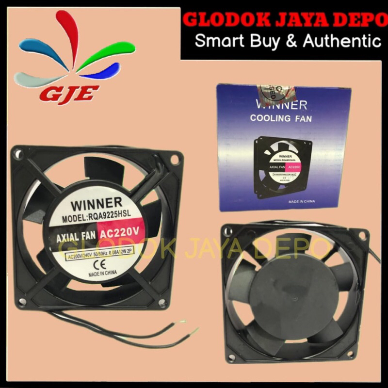 Jual KIPAS PENDINGIN COOLING FAN 9 x 9CM AC WINNER 220V | Shopee Indonesia