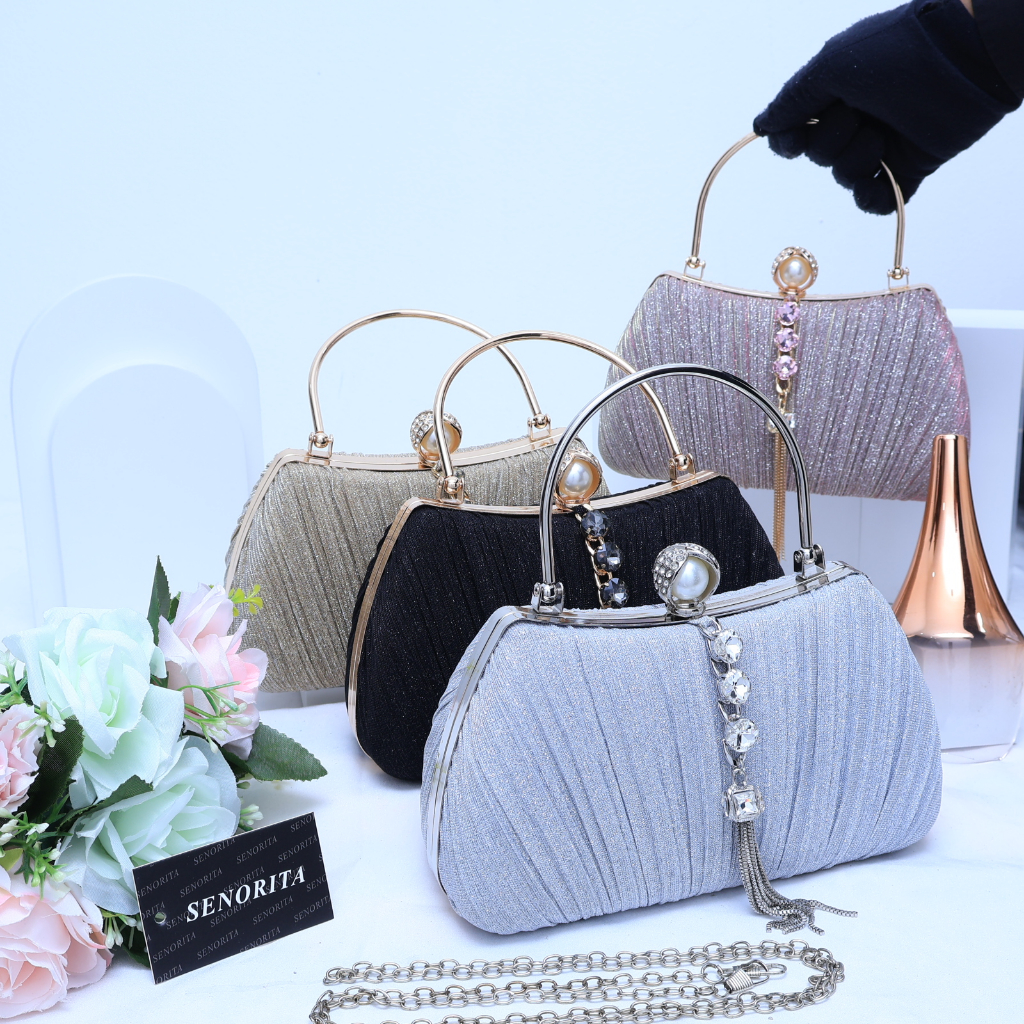 Jual SENORITA 9072 3 Tas Pesta Mewah Elegan Tas Kondangan Wanita Clutch ...